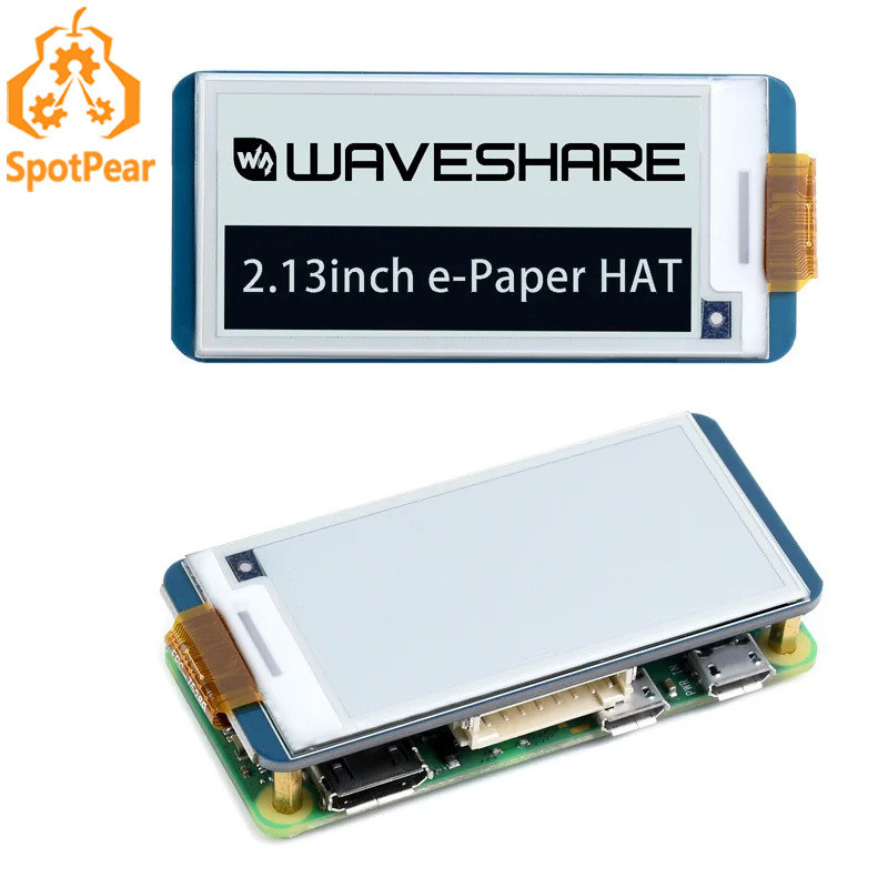 Raspberry Pi 2.13inch e-Paper E-Ink Display HAT SPI Interface 250x122 2.13 inch | Shopee Philippines