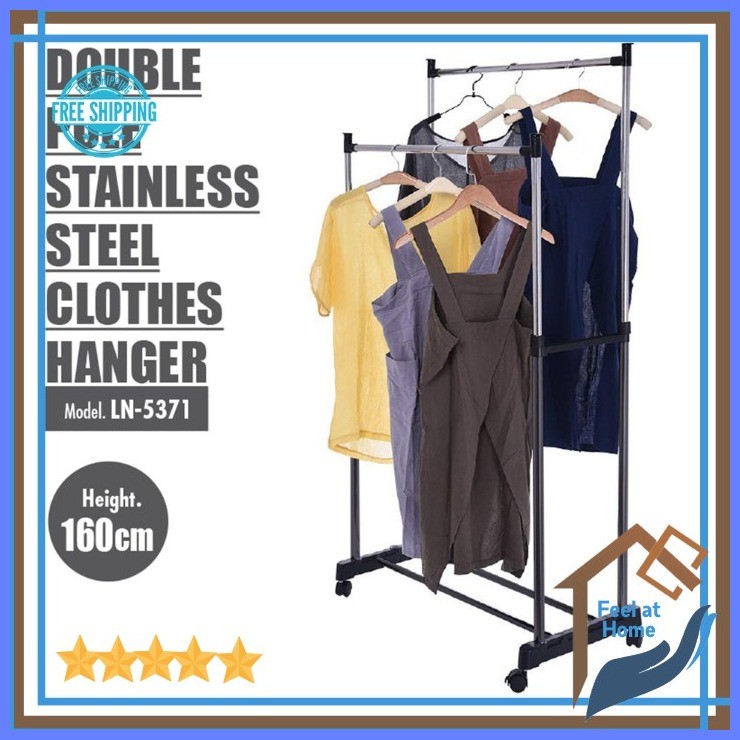 ∆ Sampayan | Foldable Clothes Drying Hanger Rack | Portable Rolling ...