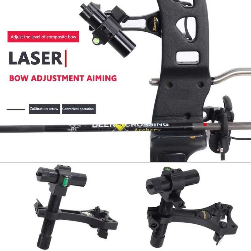 Metal Archery Center Laser Aligner Compound Bow Red Laser Sighting Tool ...