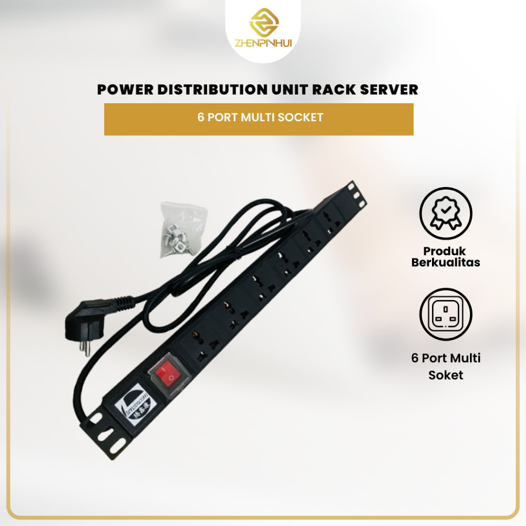 in stock Pdu Power Distribution Unit 8 Socket 16A Server Rack | Shopee Philippines