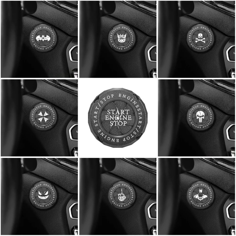 Mercedes Benz Car Motocycle Rotary Push Start Button Cover Automotive ...