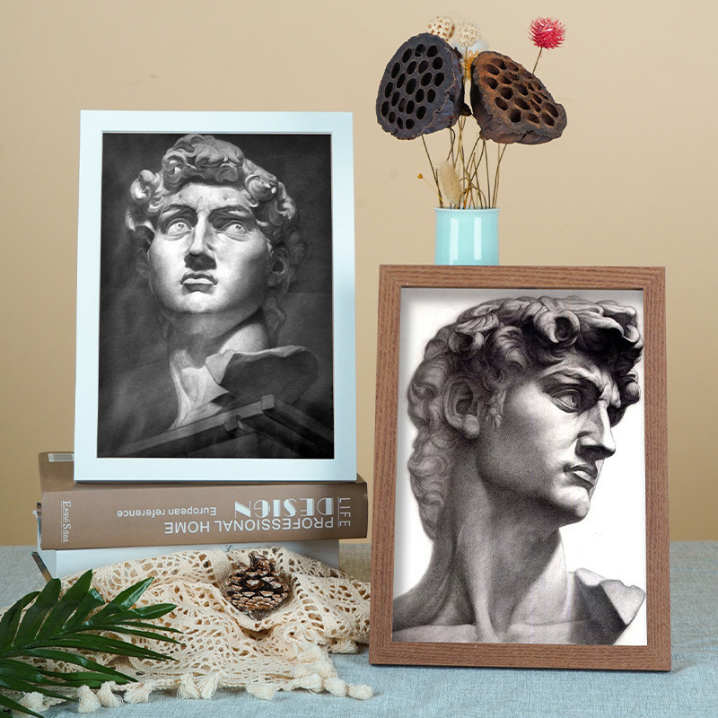 5R/A4 Picture Frame Wall Decor Wooden Picture Frame Home Decor Picture ...