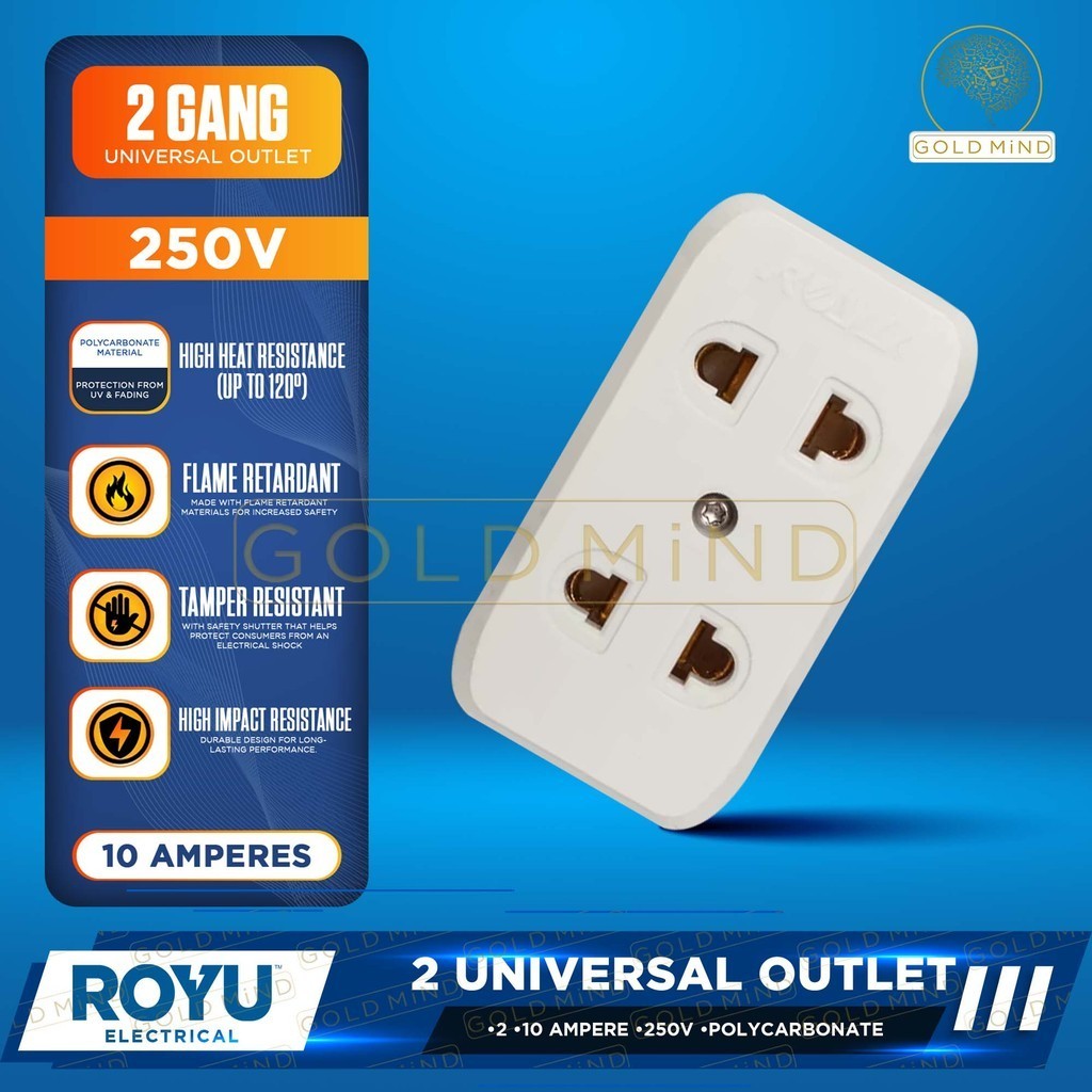 Extension Outlet Royu, Surface Type / Spring Loaded Type / Flat Pin ...