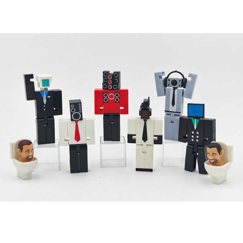 Skibidi Toilet Articulated Figures Skibidi Toilet Action Figure Games ...