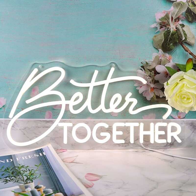 LED Mas Mahusay Na Samahan Neon Sign For Better Home Art Wall Bar ...