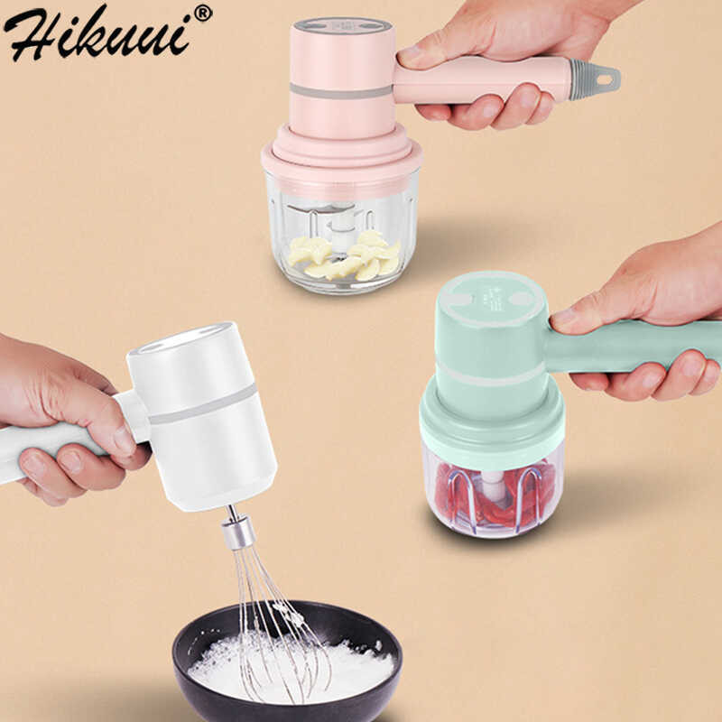 Electric Wireless - Mash Press Food Vegetable Whisk Charging Egg White ...
