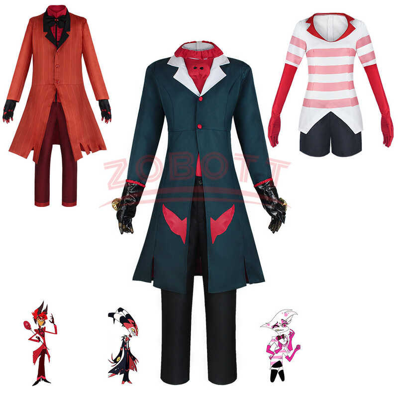 Cosplay Hotel Hazbin ALASTOR Helluva Blitzo ANGLEDUST Lucifer Cos ...