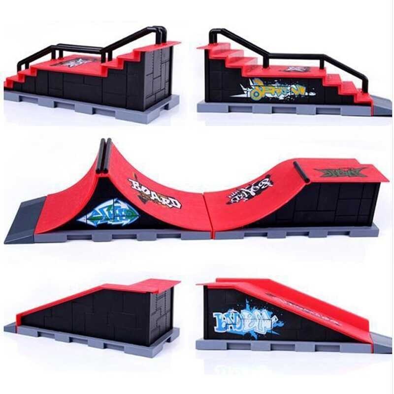 Skate Park Skateboard Ramp Part Tech Deck Finger Board Ultimate Park Fingerboard Toy For K board ...