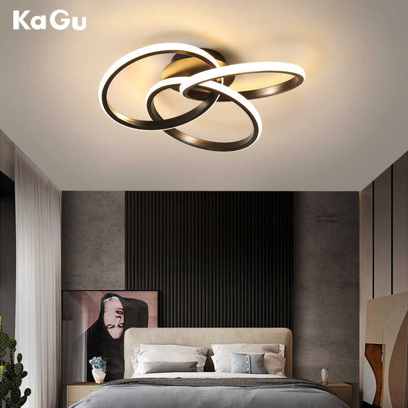 Chandelier Modern LED Black Ceiling Pendant Lamp Ng Kitchen Para Sa ...