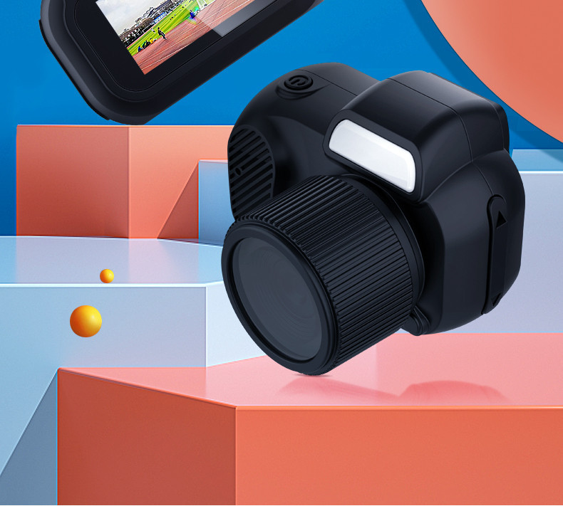 Mini CMOS Camera Indoor Home Exterior 1080p Mono Vintage Shaped ...