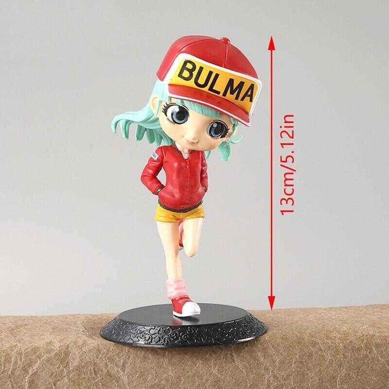 13Cm Anime Dragon Ball Z Figure Q Version Android 18 Bulma Action ...