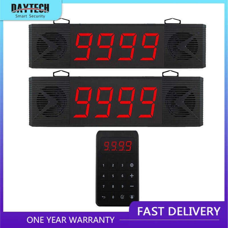 4-Digit Wireless DAYTECH Queue Calling Waterproof Touch Keypad Number ...