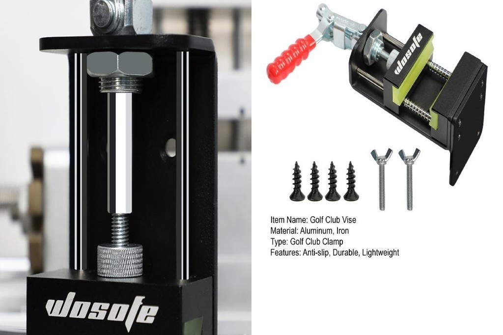 PhoneUse Lightweight Graphite Shaft Clamp Golf Club Maintenance Tool ...