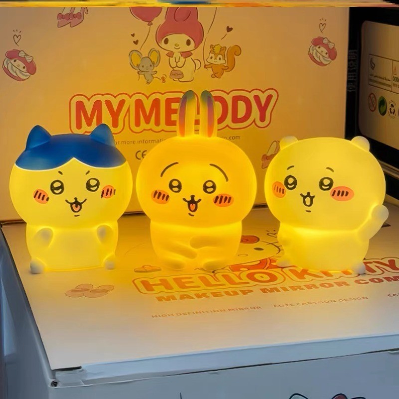 Anime Chiikawa Hachiware Usagi Night Light Glowing Led Children Toy ...