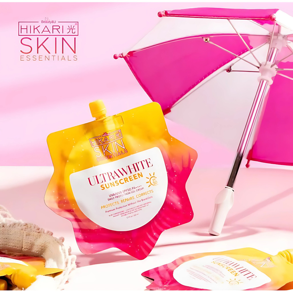 Hikari Skin Ultrawhite Sunscreen UVA/UVB SPF50 PA ++++ 50mL | Shopee ...