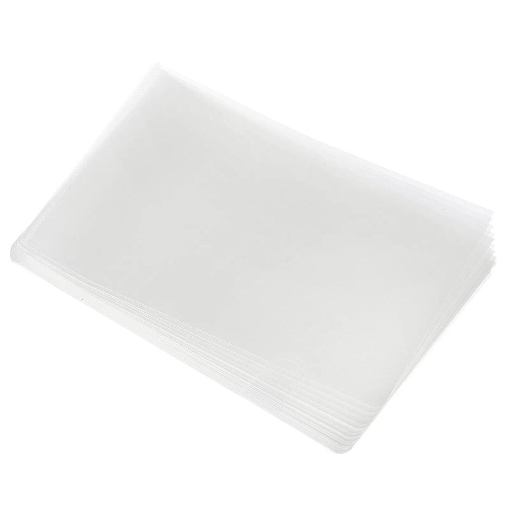 BULK Clear PP L-Type A4 Size File Folder Safe Project Pocket File ...