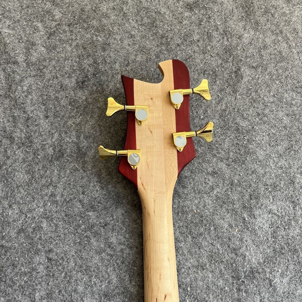 4 Strings 4003 Rick Electric Bass Guitar Solid Rosewood Carving Inlay ...