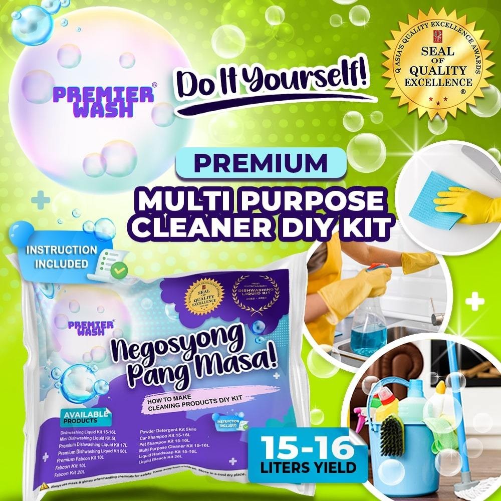 ☪ ☼ PREMIUM MULTI PURPOSE CLEANER DIY KIT 15-16 LITERS YIELD | Shopee ...