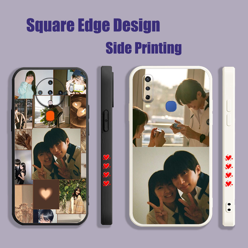 Casing For iPhone X XS MAX XR 13 Pro 7 8 Plus Lovely Runner kdrama byeon woo seok Stickers PQ008 ...