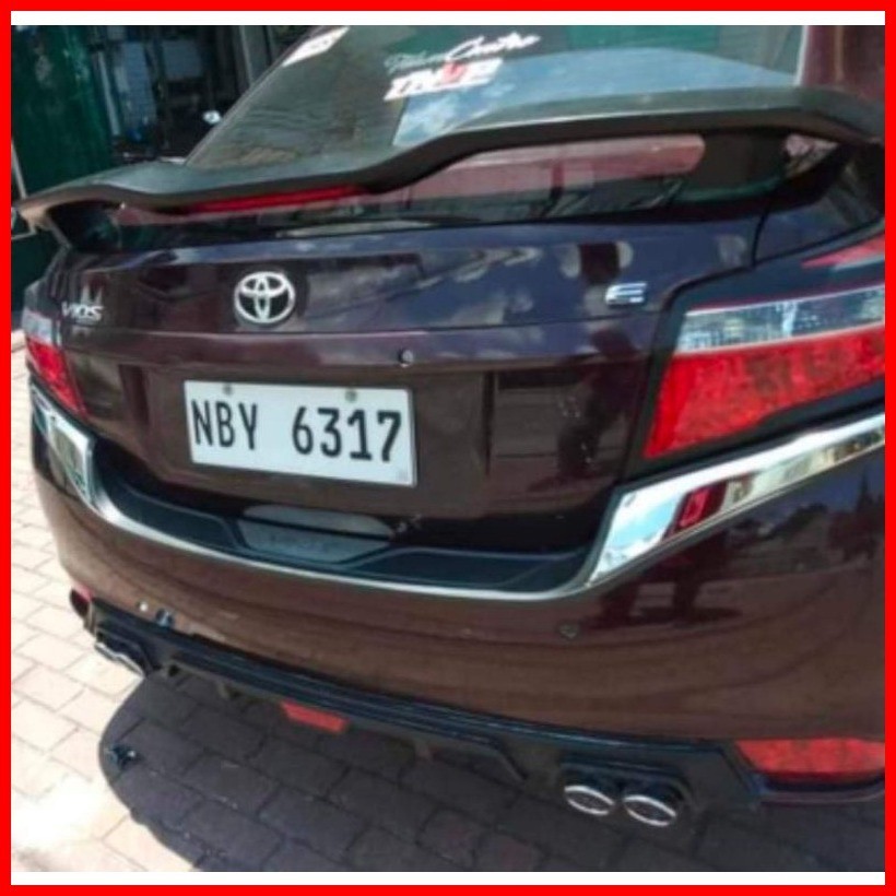 ☪ Toyota Vios Rear Bumper Guard (2013-2018) | Shopee Philippines