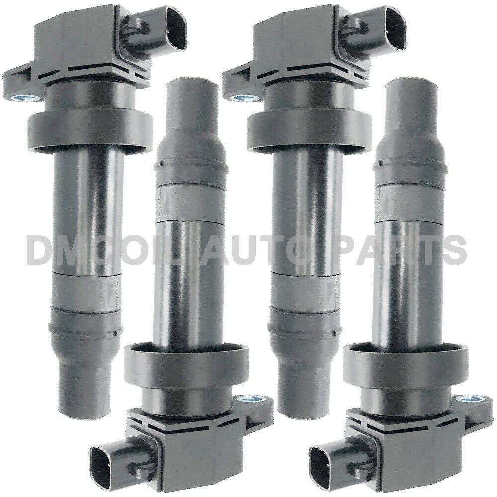 4 PCS IGNITION COIL FOR HYUNDAI ELANTRA ACCENT SOLARIS IV I30 IX20 KIA ...