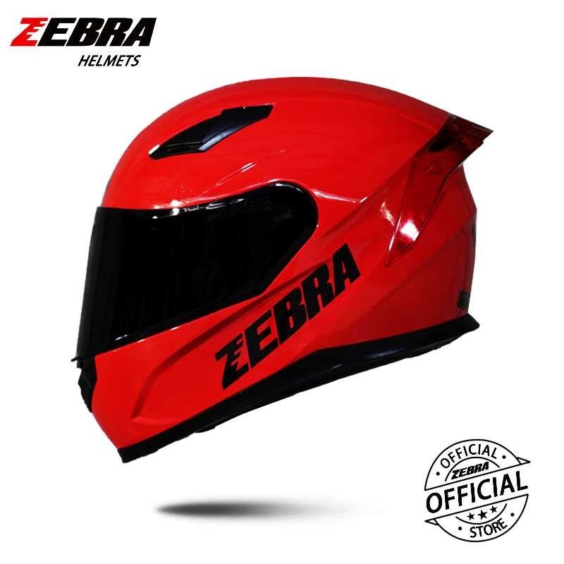 Zebra Motorcycle Helmet Full Face With Dual Visor Motor Gear Helmets ...