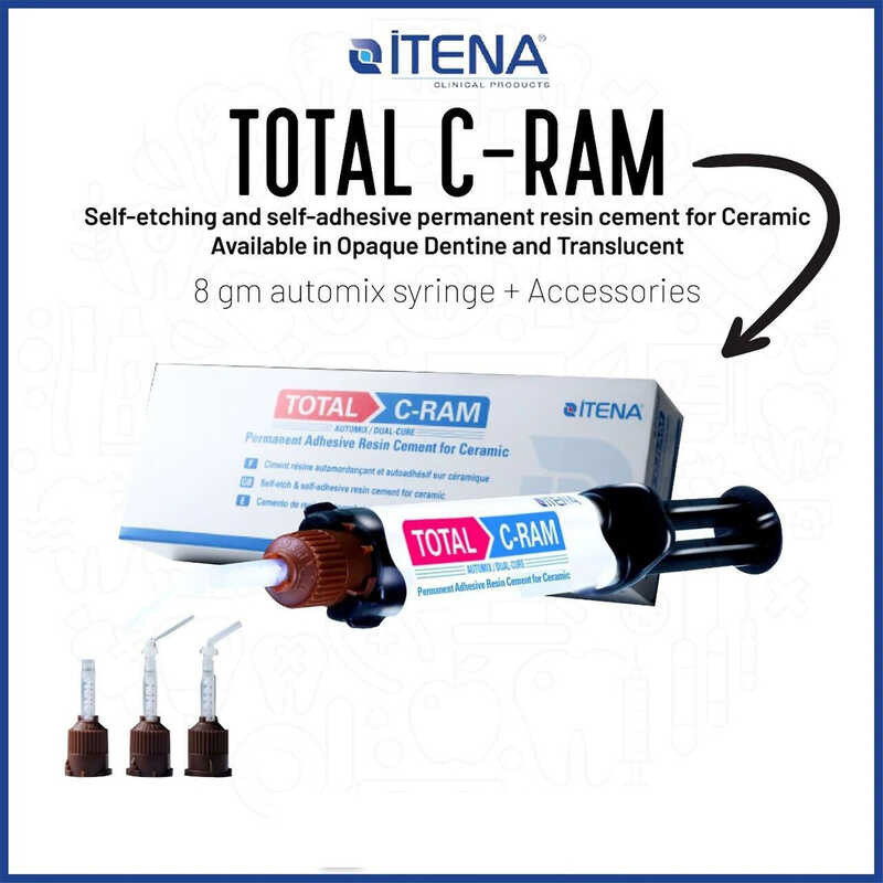 Dentistry Material Itena Total C Ram France Permanent Dental Cement For ...