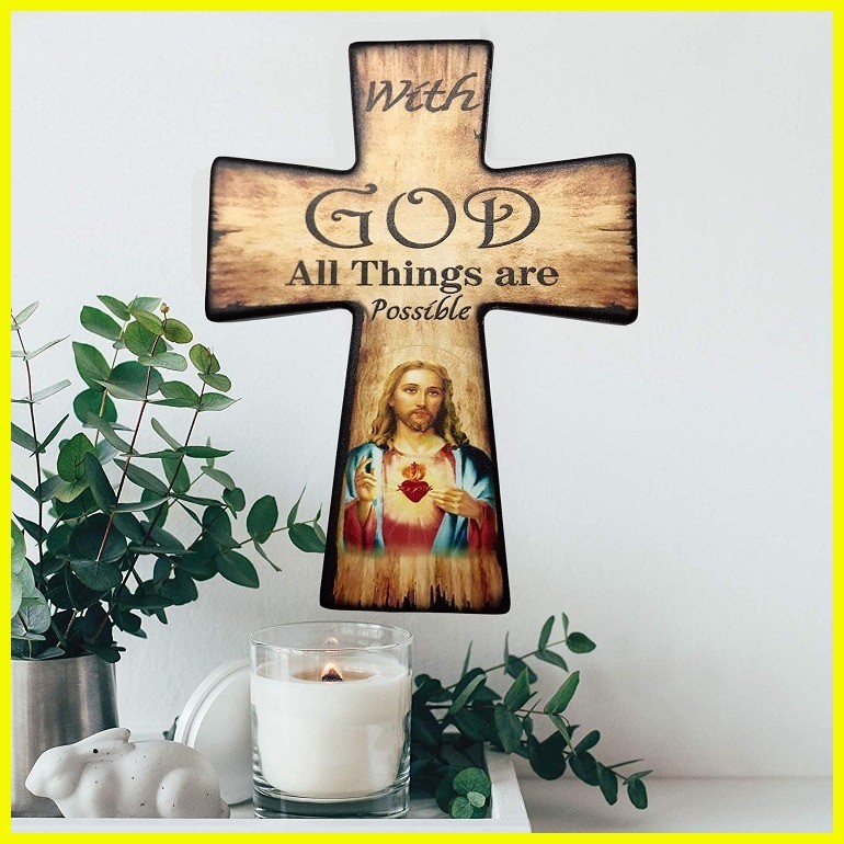 Cross Display Ceramic Religious Gifts Mother's Day Baptism First ...