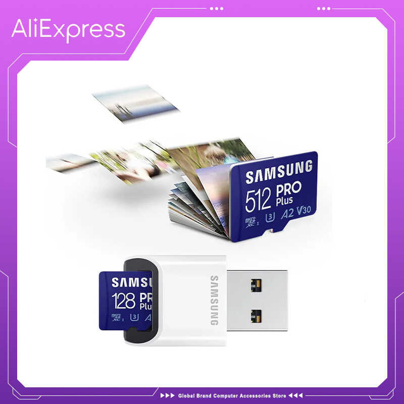 SAMSUNG Orihinal na Micro SD Memory Card U3/4K TF MicroSDXC Cards 128GB ...