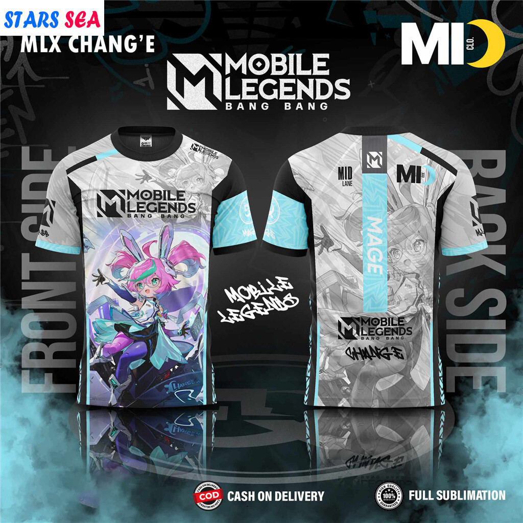MLBB Sublimation Edition Premium-Spandex Mobile Legends Tees High ...