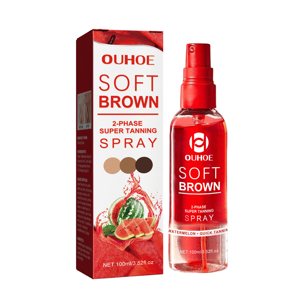 Sunless Tanning Spray 100ML – Instant Bronzing Self Tanner for Body ...
