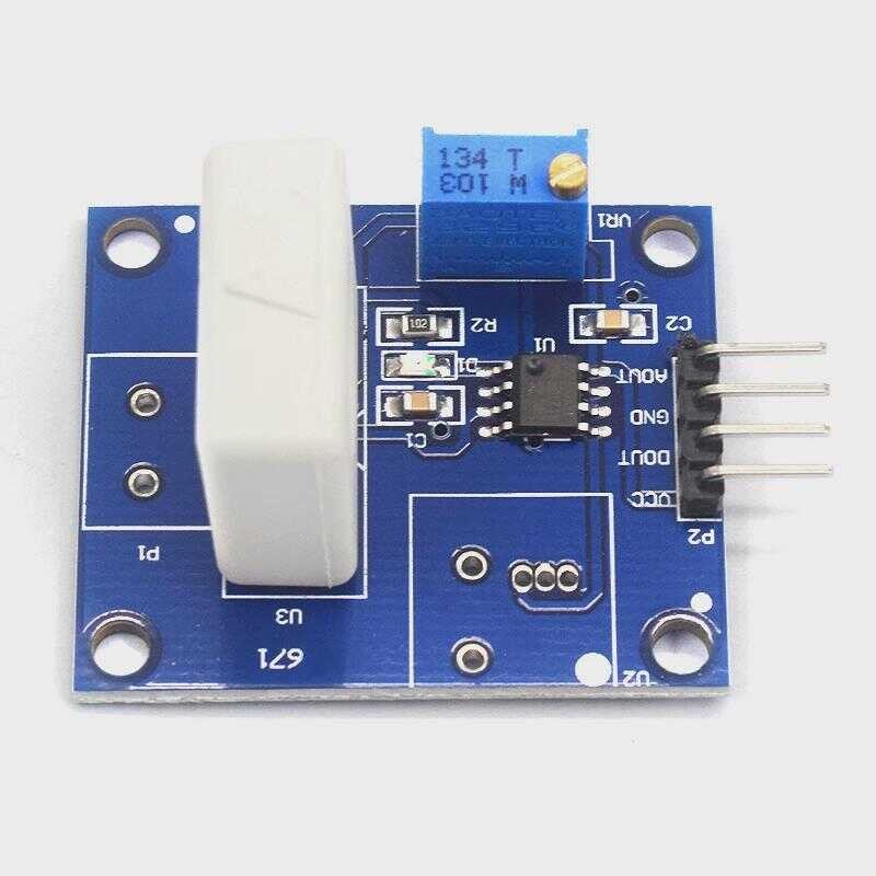 Risym Wcs1800 Hall Current Sensor Detects 35a Short Circuit Overcurrent Protection Module