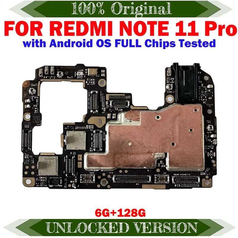 Full 1 Cf Working Unlocked Main Mobile Board Maioard For Xiaomi Redmi Note 11 Pro 4G 6G+128Gb 6G ...
