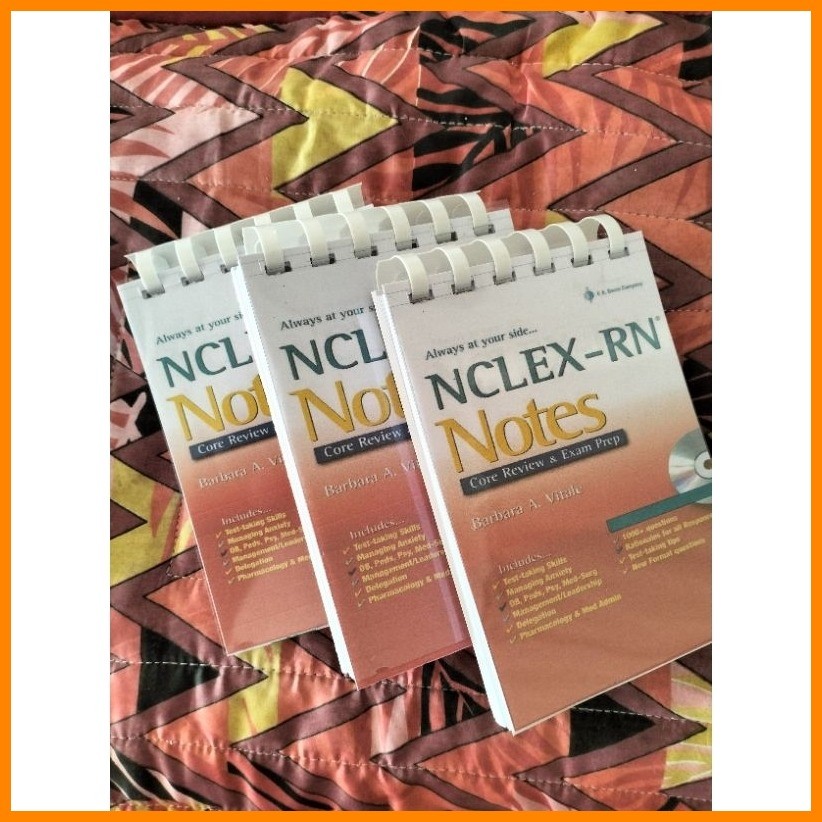 ☃ NCLEX-RN NOTES Core Review & Exam Prep 2024 | Shopee Philippines