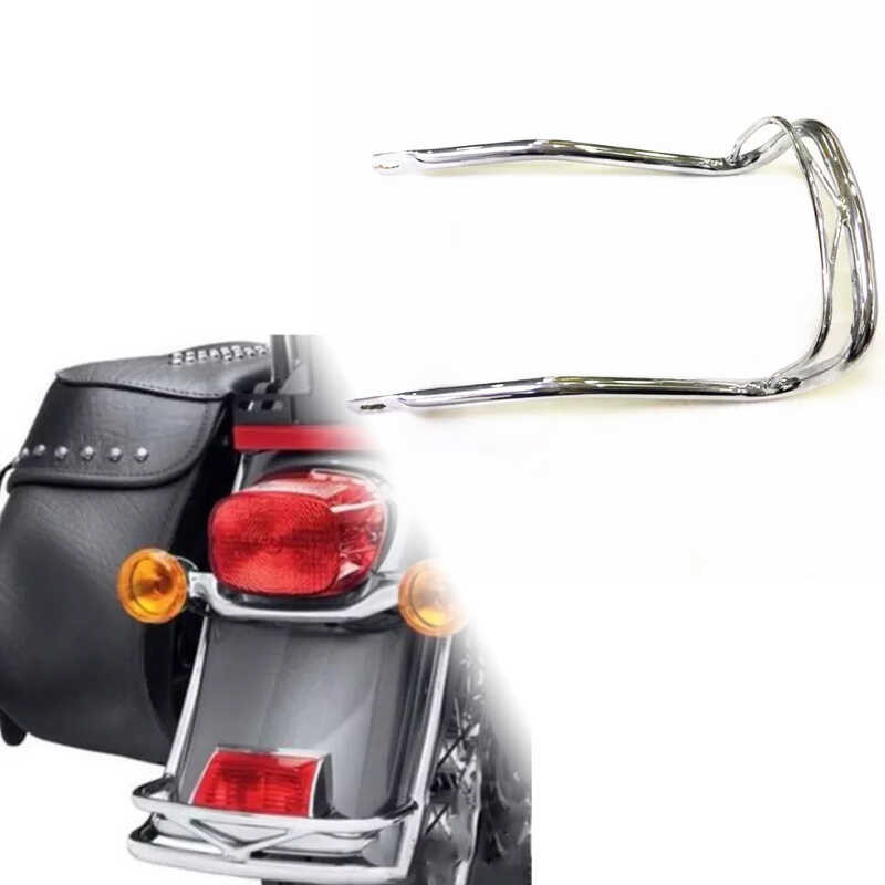 Motorcycle Chrome Rear Fender Rail Bumper Trim Bracket Para Sa Harley ...