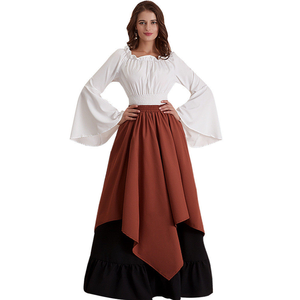 Fantasy Theme European Medieval Women's Halloween Cosplay Dress ...