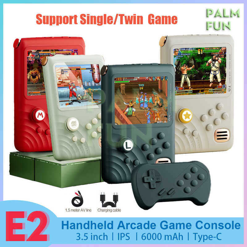 Handheld Game E2 Console 6000Mah Portable Retro Game Vedio Player 3.5 ...