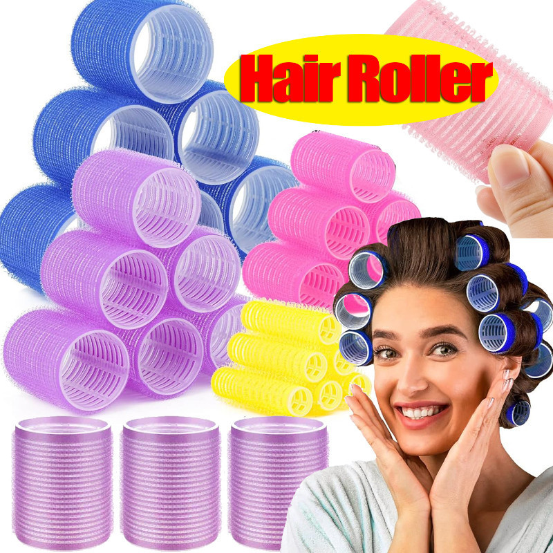 [Wholesale ] Heatless Hair Curler - Self Grip Plastic Bangs Roller ...