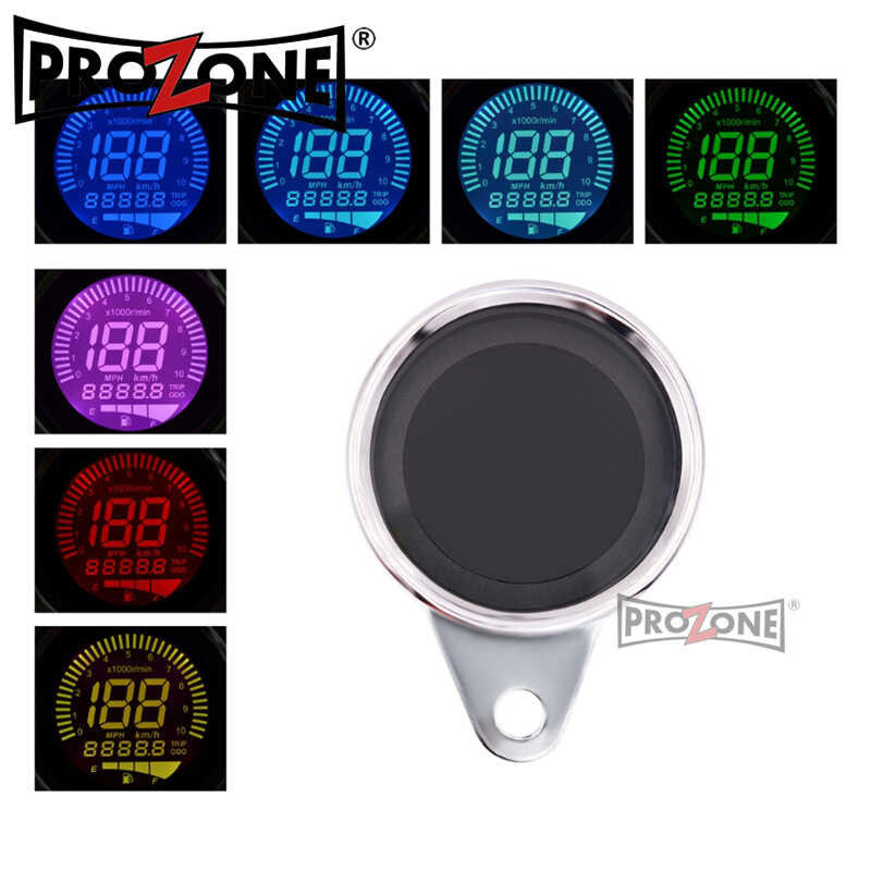 Tachometer Speedometer LCD Meter Combination 12V | Shopee Philippines