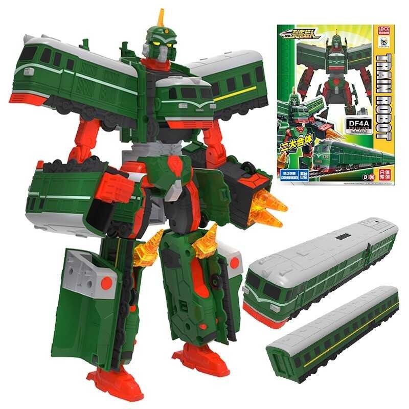 2 IN 1 China High-Speed Railway Super Train Robot Transformation Toy ...