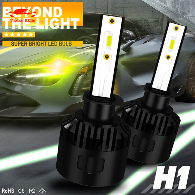 jianting 1 Pair Metal P2 Car Led Headlight Bulb 6k White 6000lm Ip68 ...