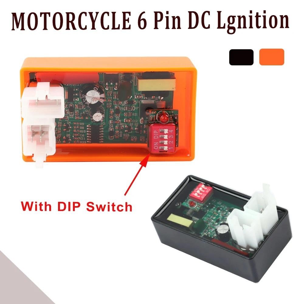 6pin DC CDI Racing Motorcycle Lgnition with DIP Switch CDI 6pins DC For ...