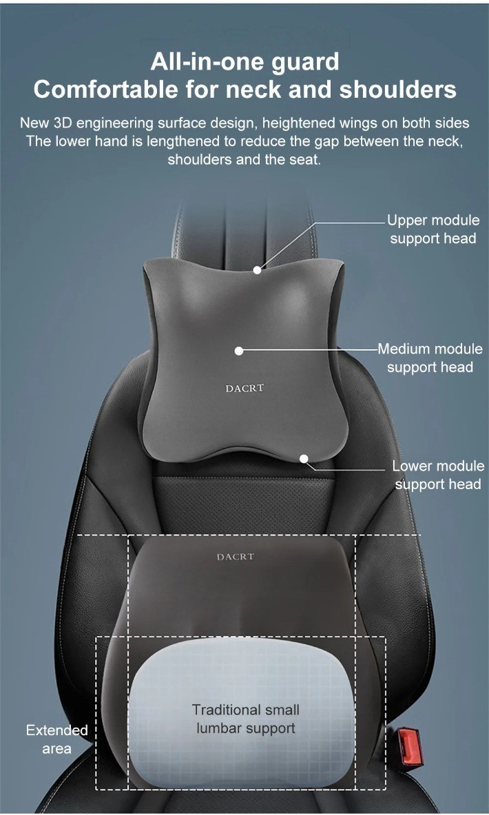 Toyota GR Car Headrest Car Lumbar Support Model High-Quality Memory ...