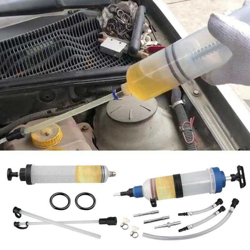 Fluid Car Brake Extractor Injector Style Pump Auto Change Syringe With ...