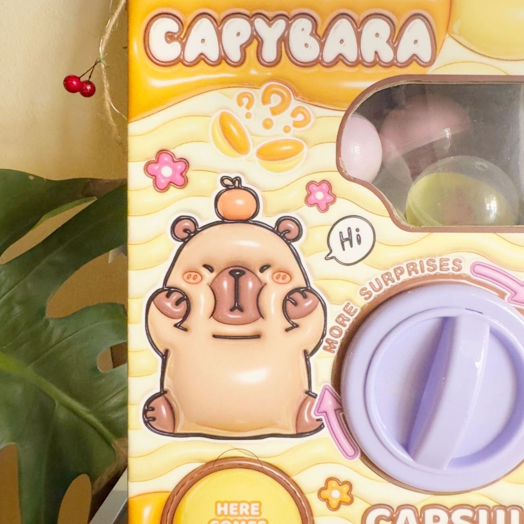 6 pcs Capybara Gashapon Machine Blind Box Cute kapibara Doll egg toys ...