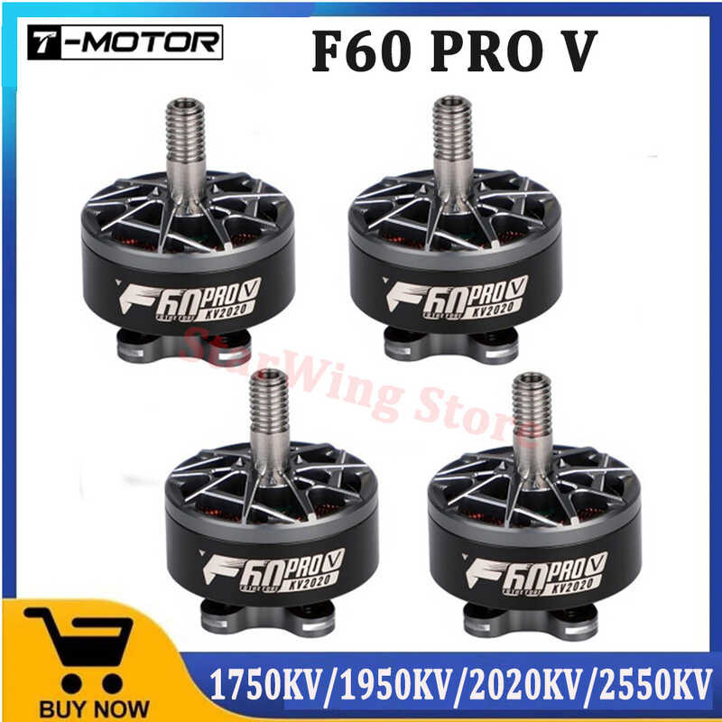 T-Motor F60 PRO V F60prov 1750Kv 1950Kv 2020Kv 2550Kv 5-6S Brushless ...