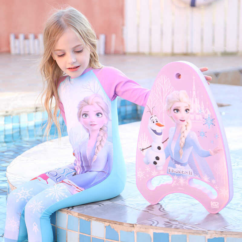 Babae Ng Batang Princess Elsa Swimsuit Long Sleeve Pants Quick-Dry One ...