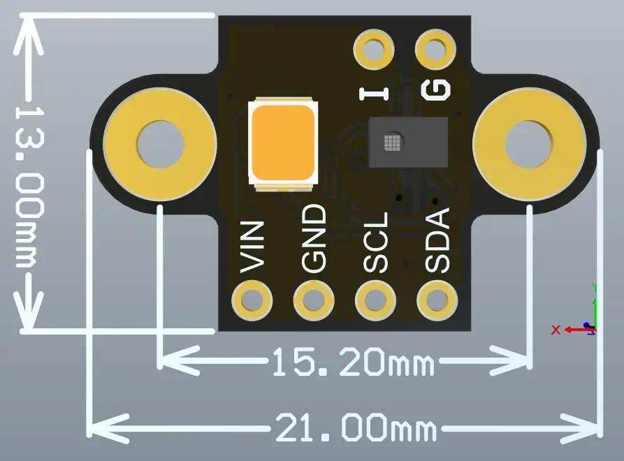 AS7341 AS734x Visible Spectral Sensor Module Color Temperature ...