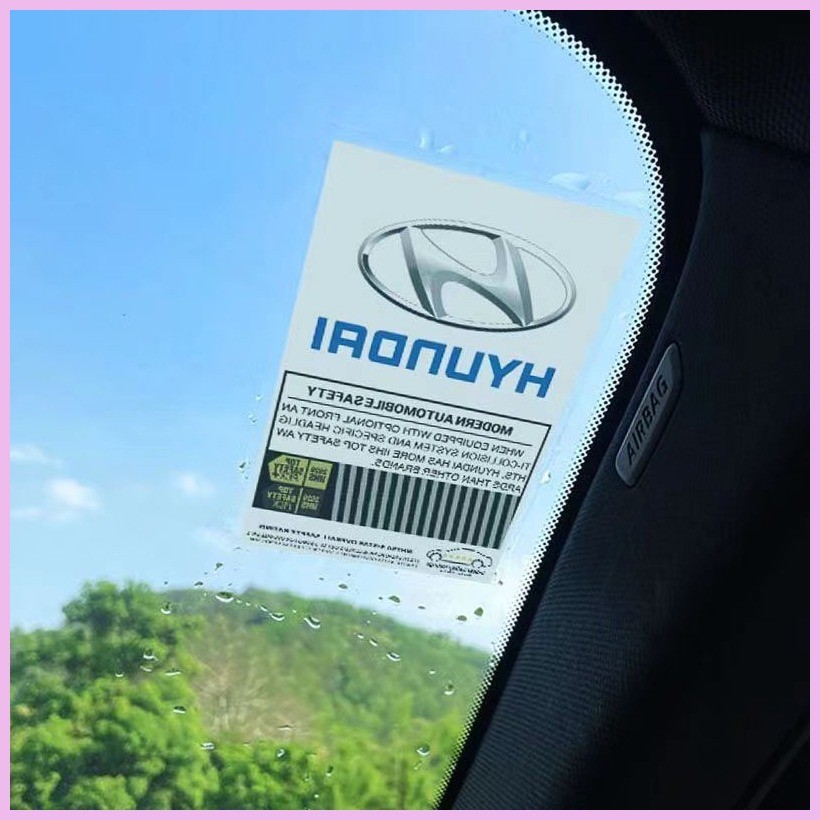 ♥ For Hyundai Electrostatic Sticker Car Window Exterior Decoration ...