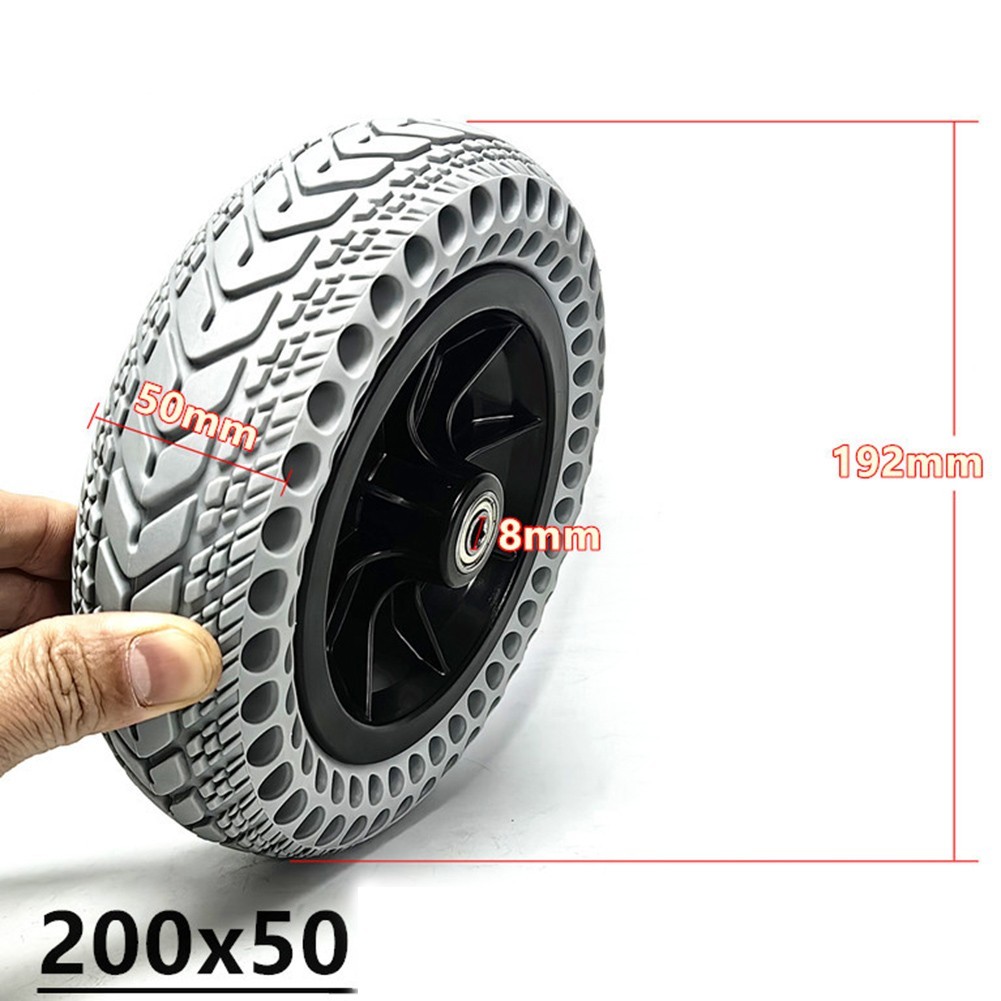[SMT] 8 inch 200x50 Solid Wheels Electric Wheel Hub for Wheelchair ...